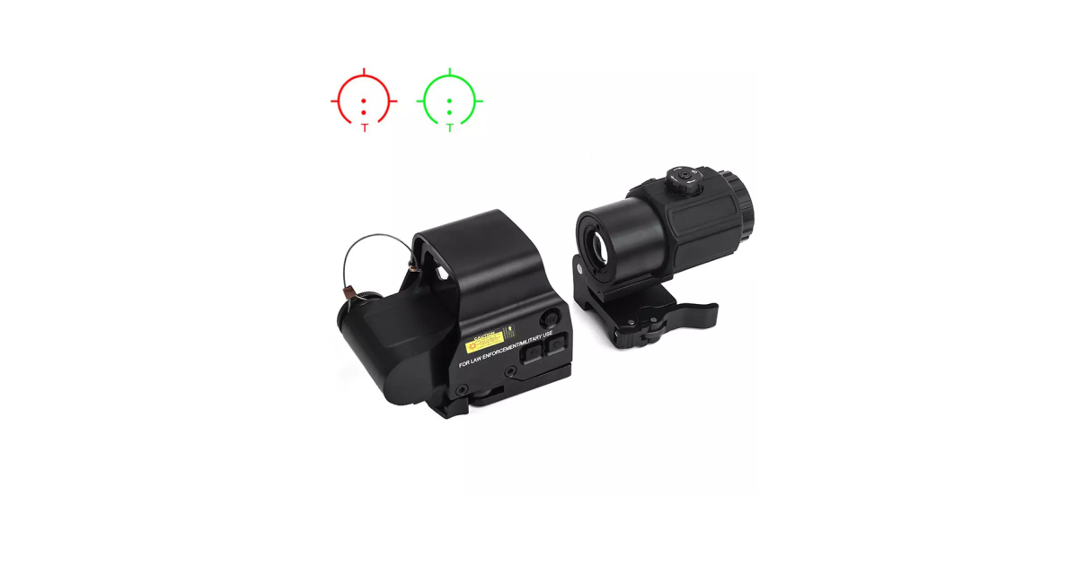 Set of XPS holo sight and G43 Magnifier - Black | Airsoft Shop
